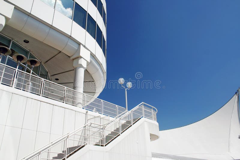 Roof of Vancouver Canada Place Stock Image - Image of basic, columbia ...