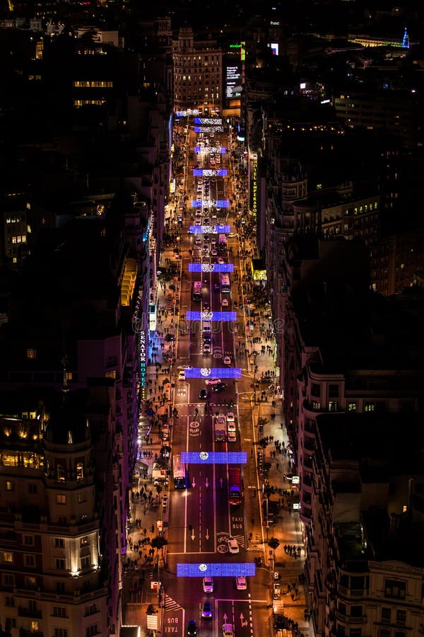 Roof view in Madrid editorial stock photo. Image of culture - 182067958