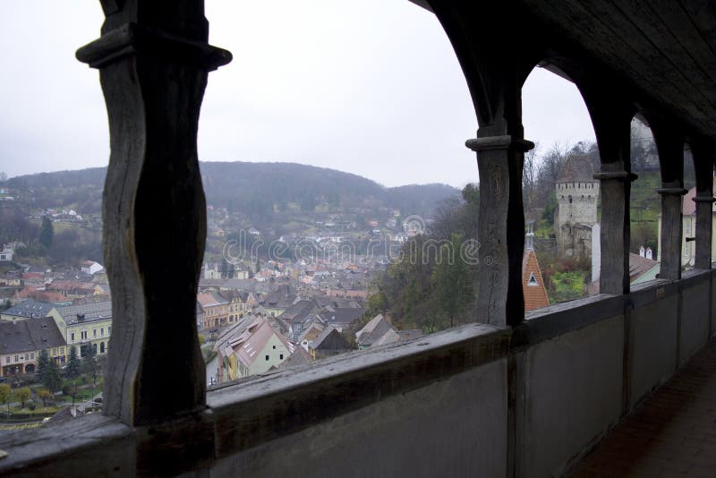 Roof view in old city stock photo. Image of city, chimney - 104880616