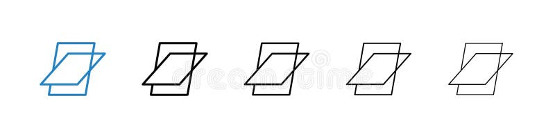 Roof Window Icon Vector Set on White Background Stock Illustration ...