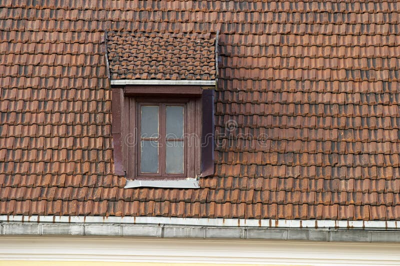 Roof, window, tile stock photo. Image of roof, brick, structure - 3805512