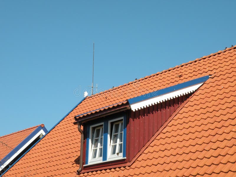 Roof with windows stock image. Image of decorated, decorative - 15554857