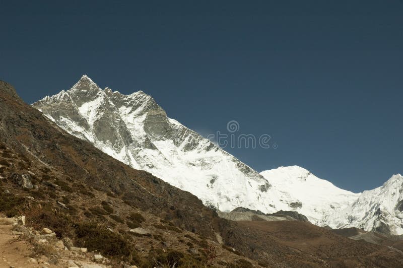 The Roof of the World, Lhotse Stock Image - Image of condos, meditation ...