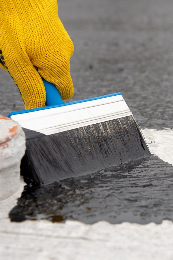 Waterproofing coating stock image. Image of coal, coating - 203699371