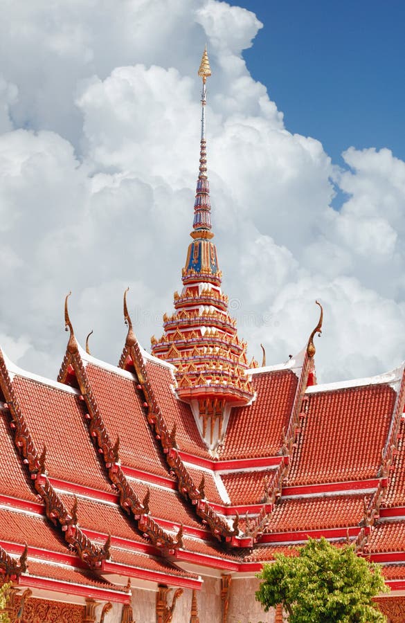 Roofing Buddhist monastery stock photo. Image of design - 23479512