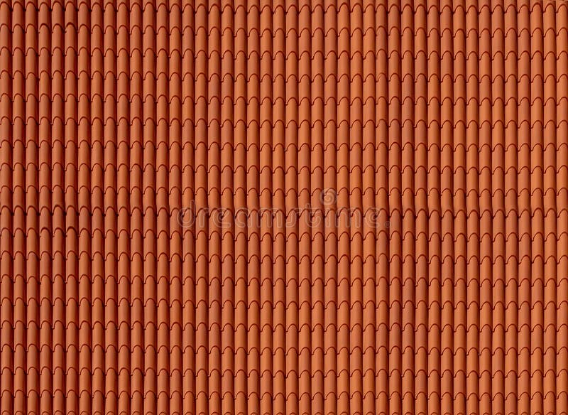 Roofing material red tile stock image. Image of pattern - 150614847