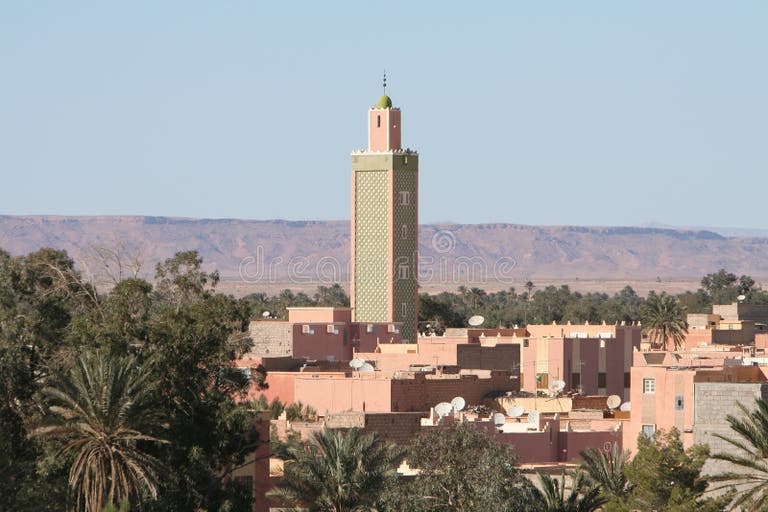 Roofs of Erfoud in Morocco stock photo. Image of unpleasant - 3763650