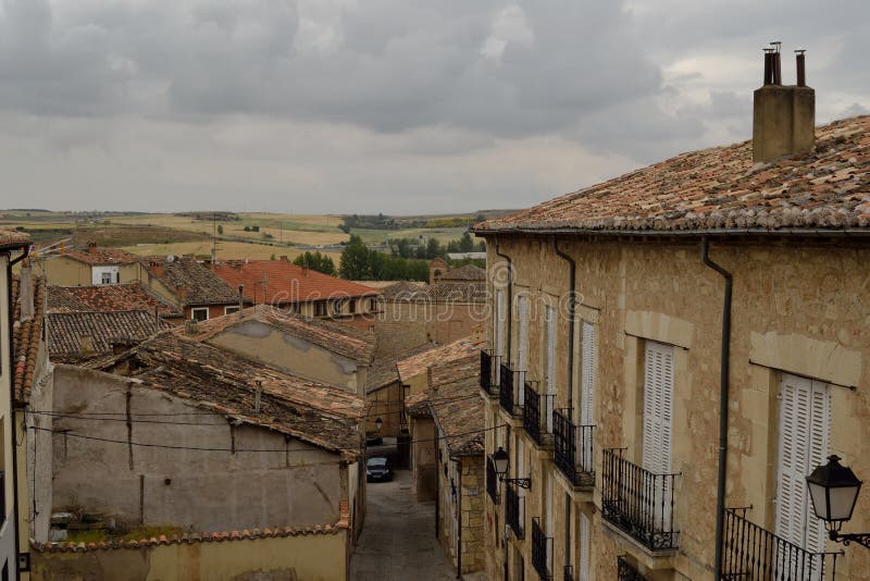 Roofs, Lerma, Spain stock photo. Image of roof, church - 46872550