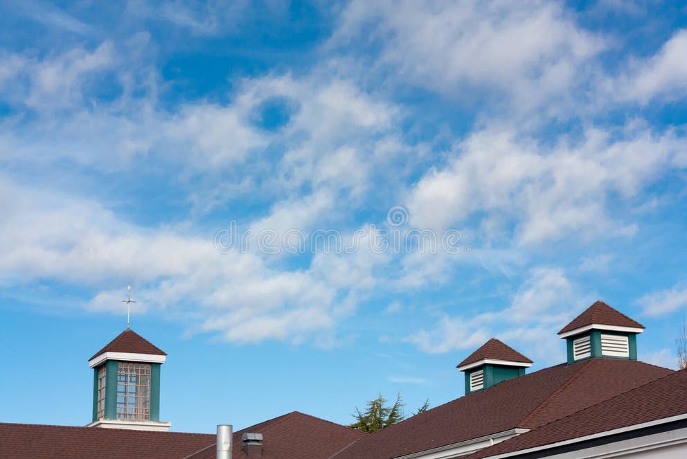 Roofs and sky stock photo. Image of selling, eaves, estate - 30775396