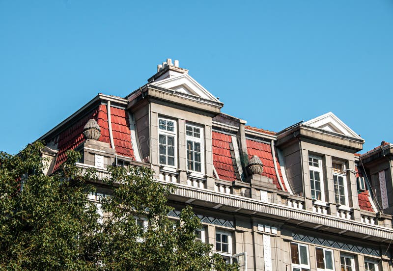 Rooftop of a Beautiful, Historical Building in Wuhan Stock Image ...