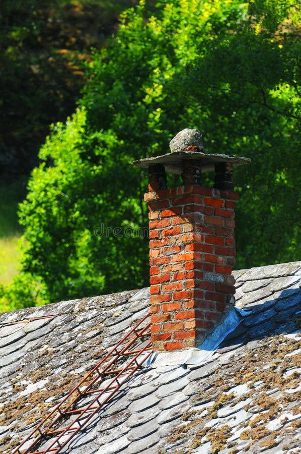 Rooftop chimney stock photo. Image of traditional, view - 5757596