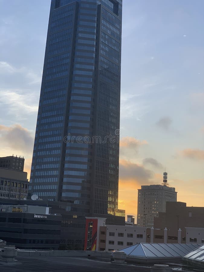 Rooftop city sunset editorial image. Image of road, city - 161405610