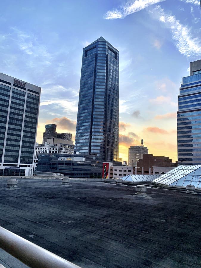 Skyscrapers in a city editorial photo. Image of aerial - 88941901