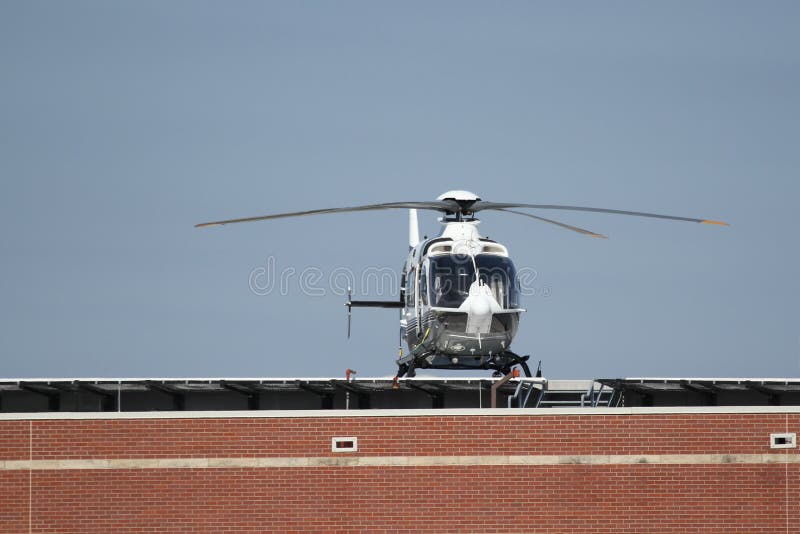 Rooftop Heliport stock photo. Image of aircraft, rotor - 40787182