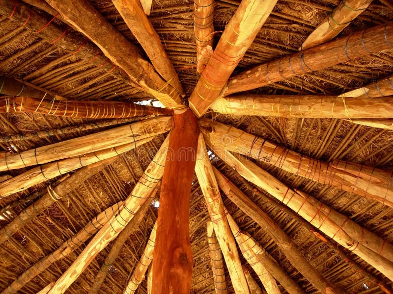 Rooftop Of An Indian Hut stock photo. Image of indoor - 3448874