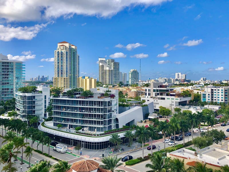 Rooftop in Miami Beach editorial photography. Image of dade - 163988892