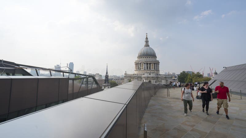 On the Rooftop of One New Change Building - LONDON, ENGLAND - SEPTEMBER ...