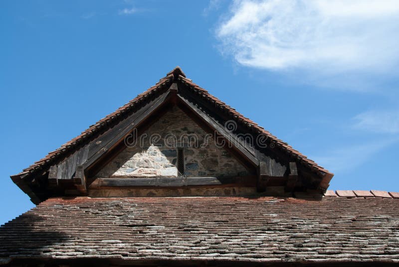 Rooftop of Orthodox Christian Church Against Blue Sky Stock Image ...
