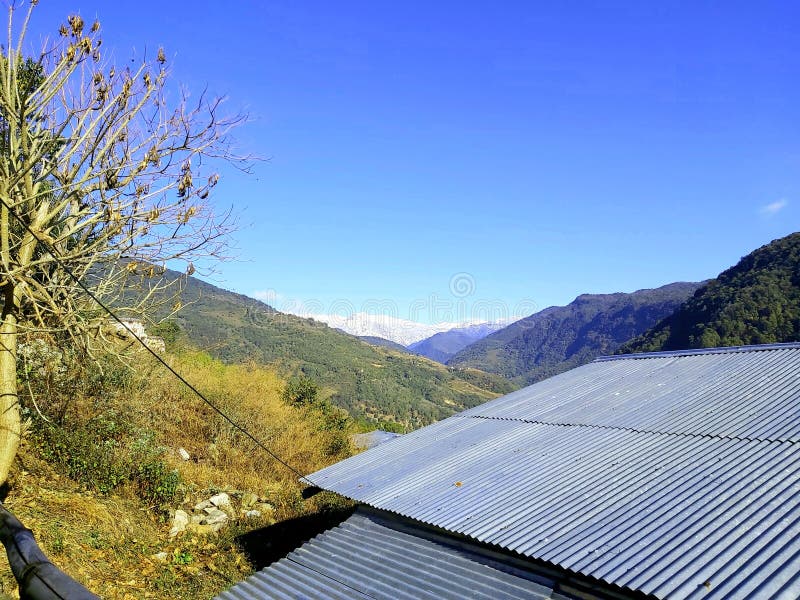 From the Rooftop of Small Valley in the Place with Nice View Stock ...