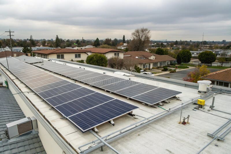 Rooftop Solar Panel Installation Stock Illustration - Illustration of ...