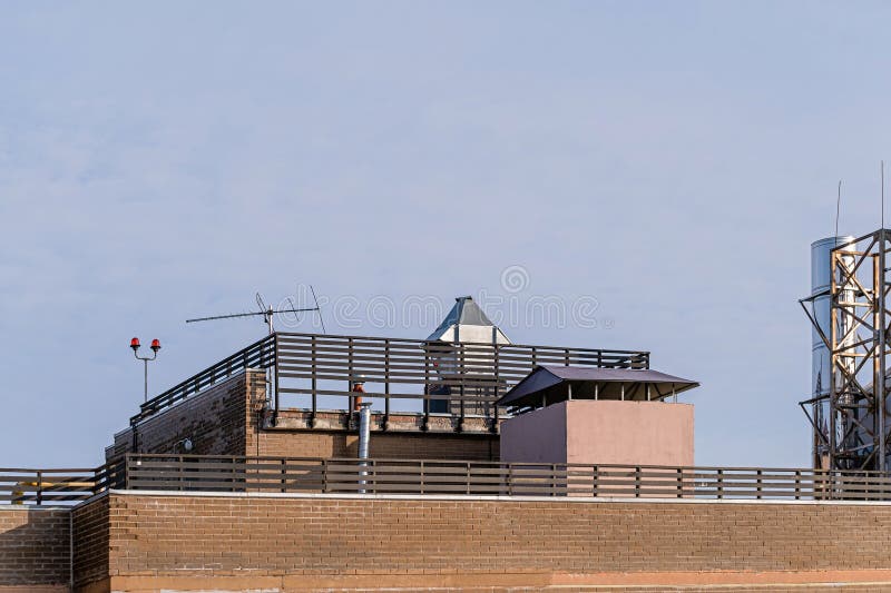 Ventilation Pipes Roof Apartment Building Stock Photos - Free & Royalty ...