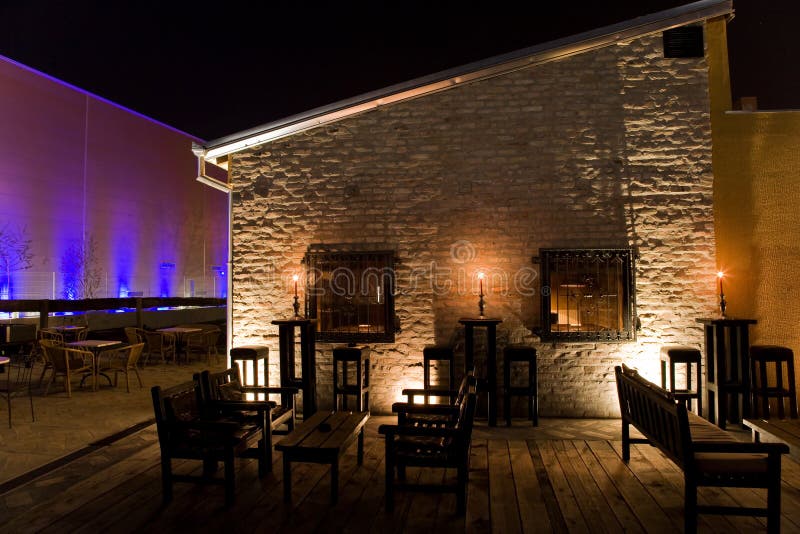 Rooftop sunset party deck stock image. Image of light - 98876039