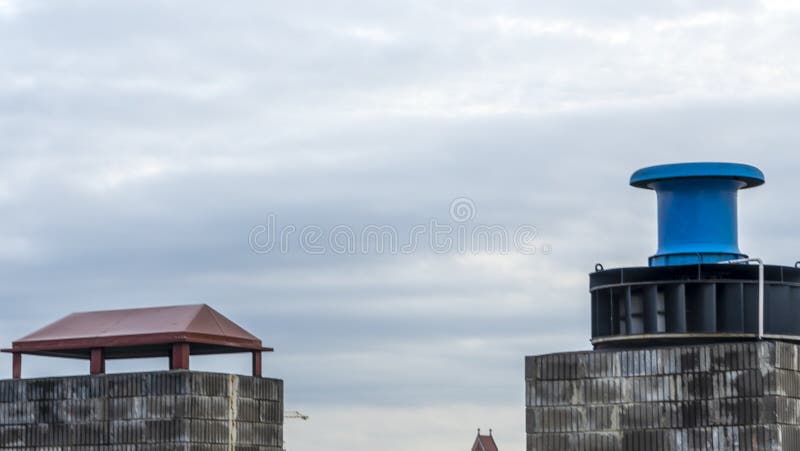 Rooftop Ventilation. Large Ventilation Shaft. Part of the Ventilation ...