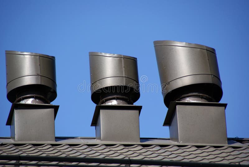 Rooftop vent stock image. Image of duct, vents, steel - 22139101