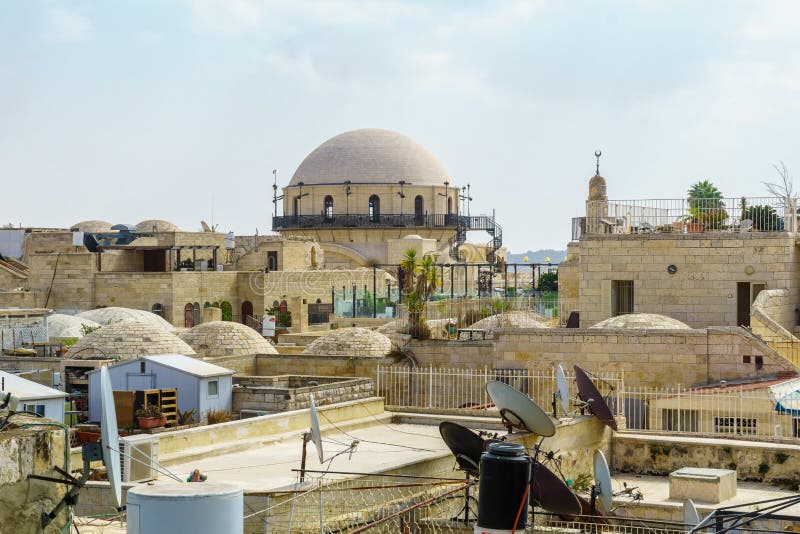 Rooftop View, in the Old City of Jerusalem Editorial Stock Image - Image of church, medieval ...