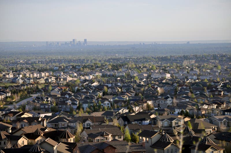Rooftops and a Cityscape stock photo. Image of rises - 48640482