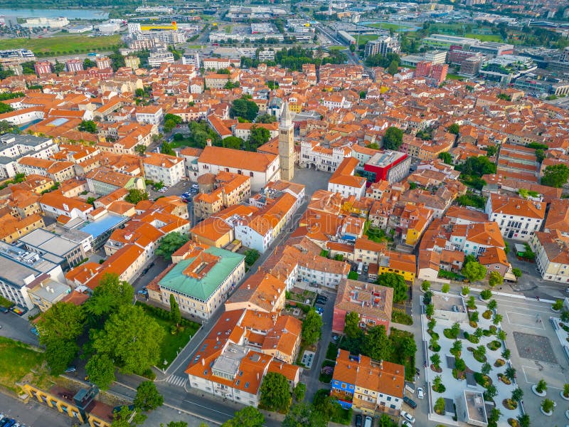 Rooftops of Historical Center of Slovenian Town Koper Stock Photo ...