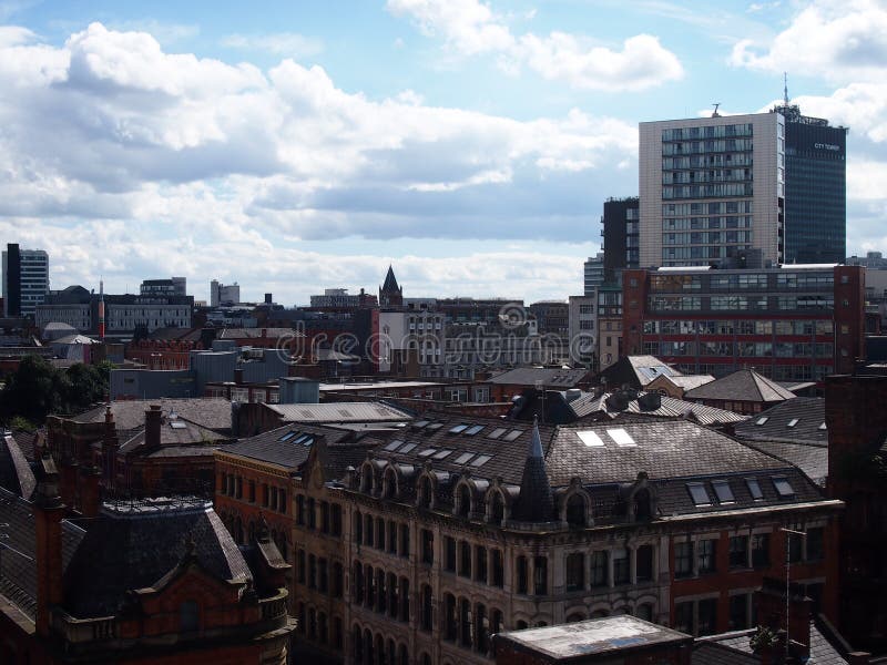 Rooftops of Manchester, England Editorial Photo - Image of united ...