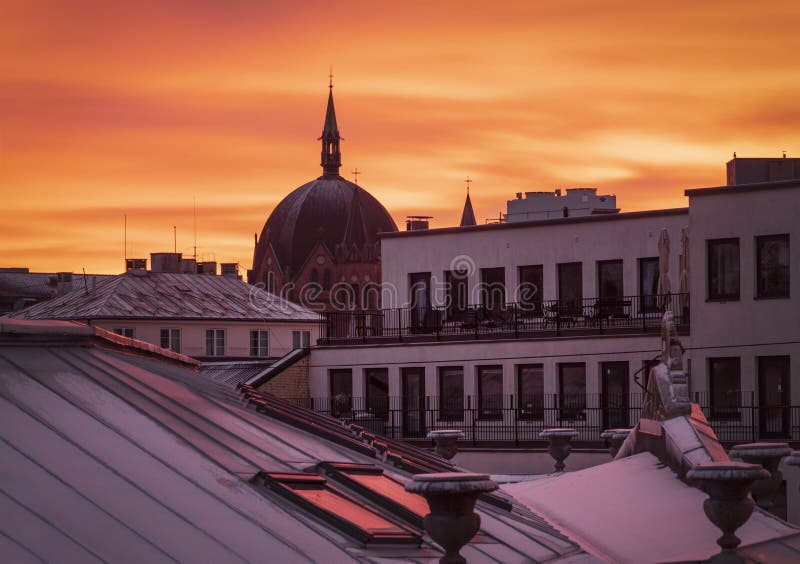 Oslo morning skyline stock image. Image of europe, building - 210774641