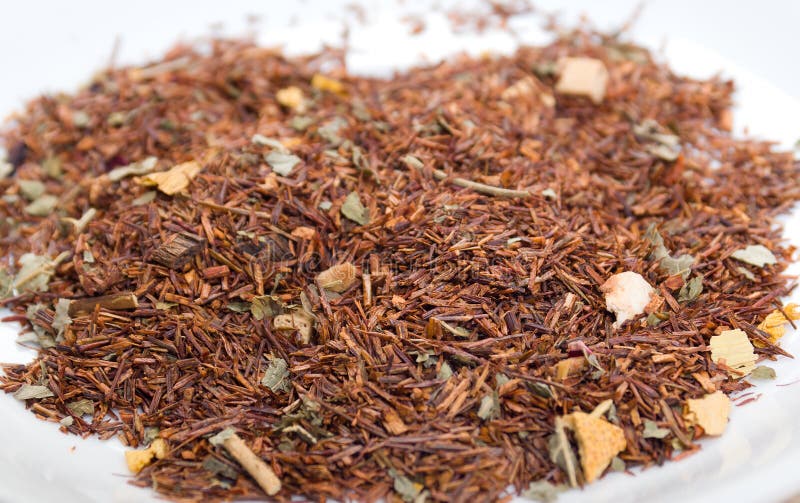Rooibos tea,in studio stock photo. Image of sheet, leaves - 16178460