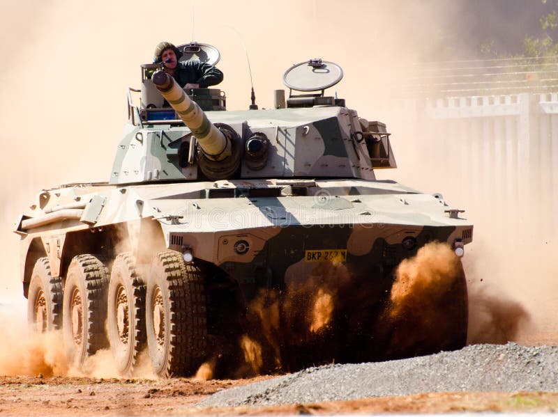 Rooikat armoured vehicle editorial stock photo. Image of systems - 27254338