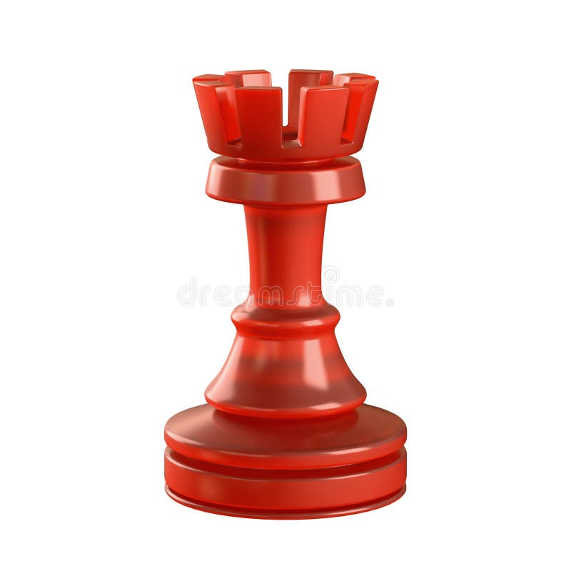 Rook Chess Piece stock illustration. Illustration of leisure - 43949797