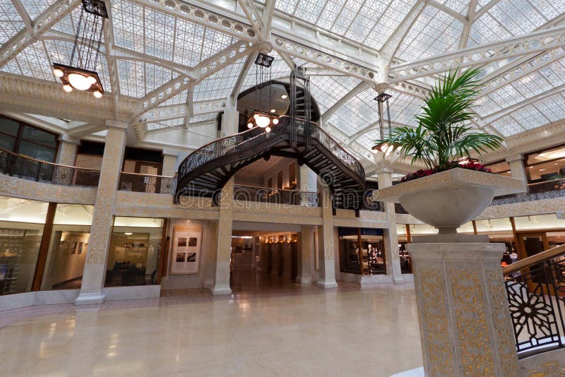 The Rookery Building Chicago Editorial Stock Photo - Image of america ...