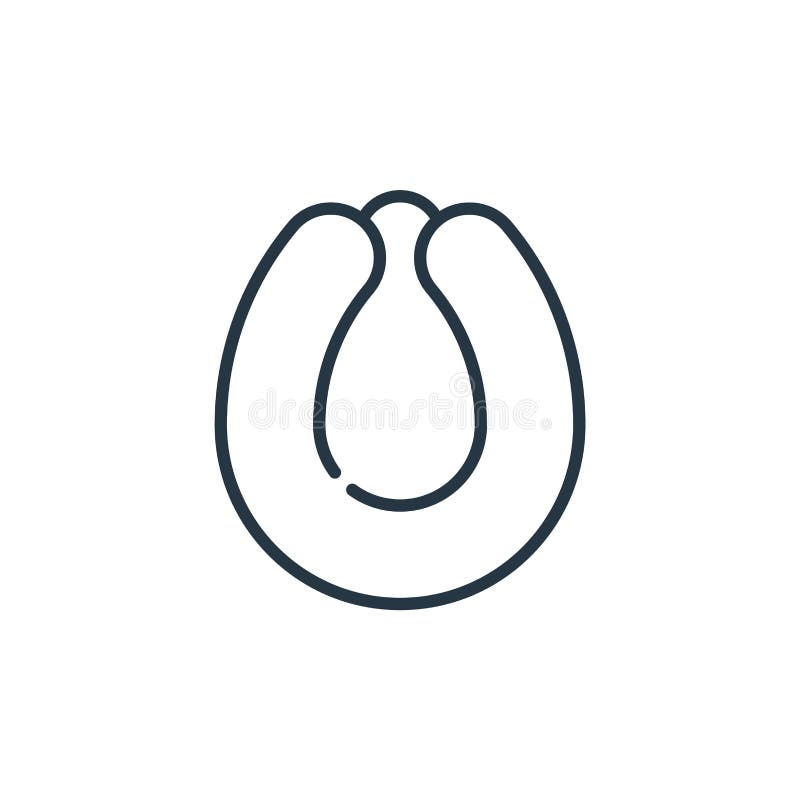 Rookworst Icon Vector from Holland Concept. Thin Line Illustration of ...