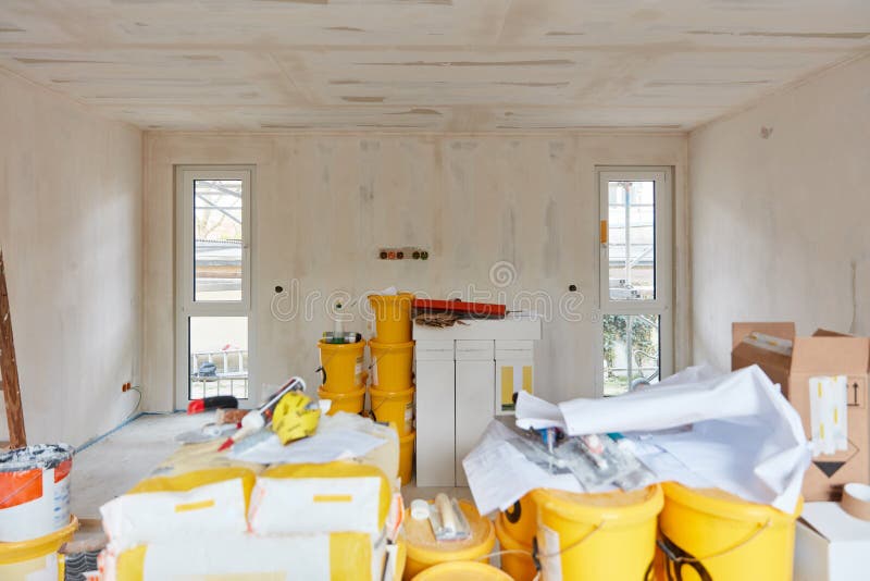 Room As a Construction Site for the Interior Design of a New House ...