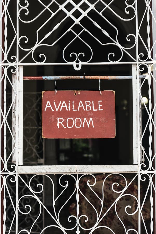 Room Available Sign In Fuschl Am See, Austria, 2016 Stock Photo - Image ...