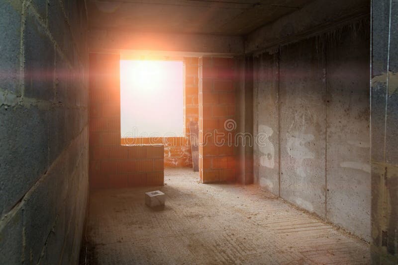 Room in a Building Under Construction. Multi-storey Residential ...