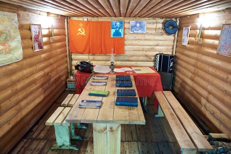 Room of Communist Agitation in Guerrilla Dugout Second World War ...