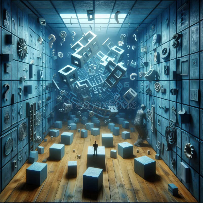 77 84. Room of Confusion - a Space of Uncertainty, Doubt, and E Stock ...