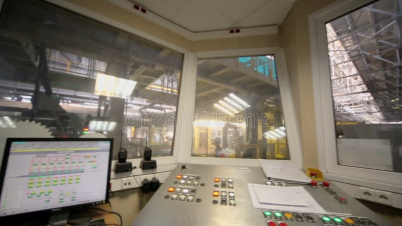Room with Control Devices and Workers in Stock Video - Video of iron ...
