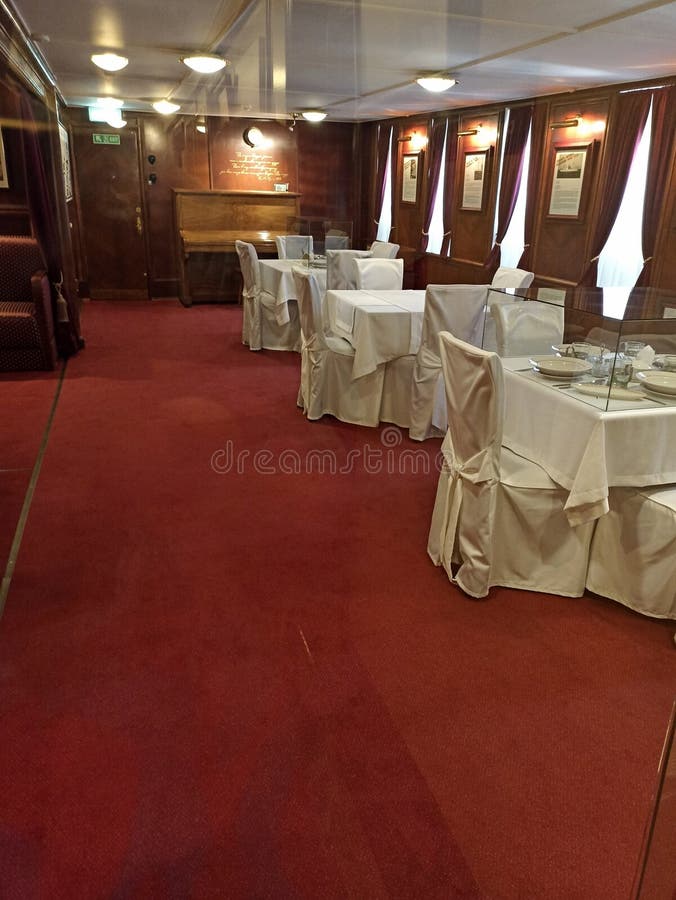 A Room Decorated in a Classical Style, Reminiscent of a Restaurant or ...