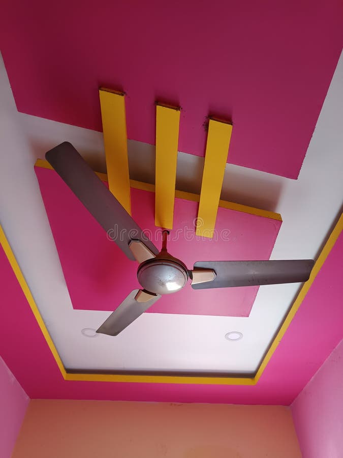 Room decorations with fan stock photo. Image of light - 325942604