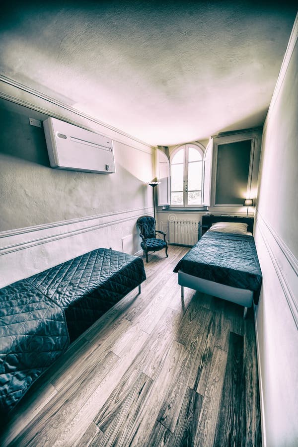 Room with Double Single Bed of a Modern, Bright and Spacious Apartment ...