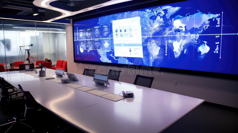 Room facebook office stock illustration. Illustration of table - 362007975