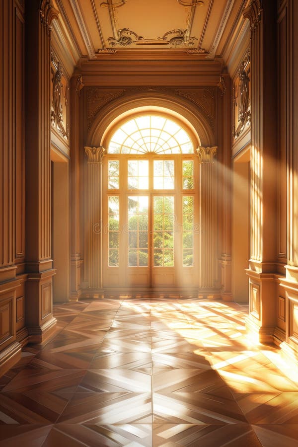 A Room Featuring a Spacious Window and Wooden Flooring. Ideal for ...