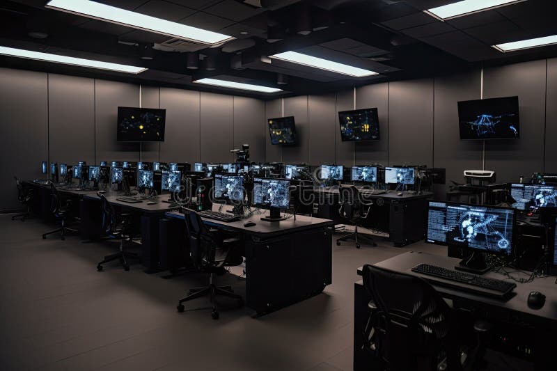 A Room Filled with Computers, Each Running Complex Programs that ...
